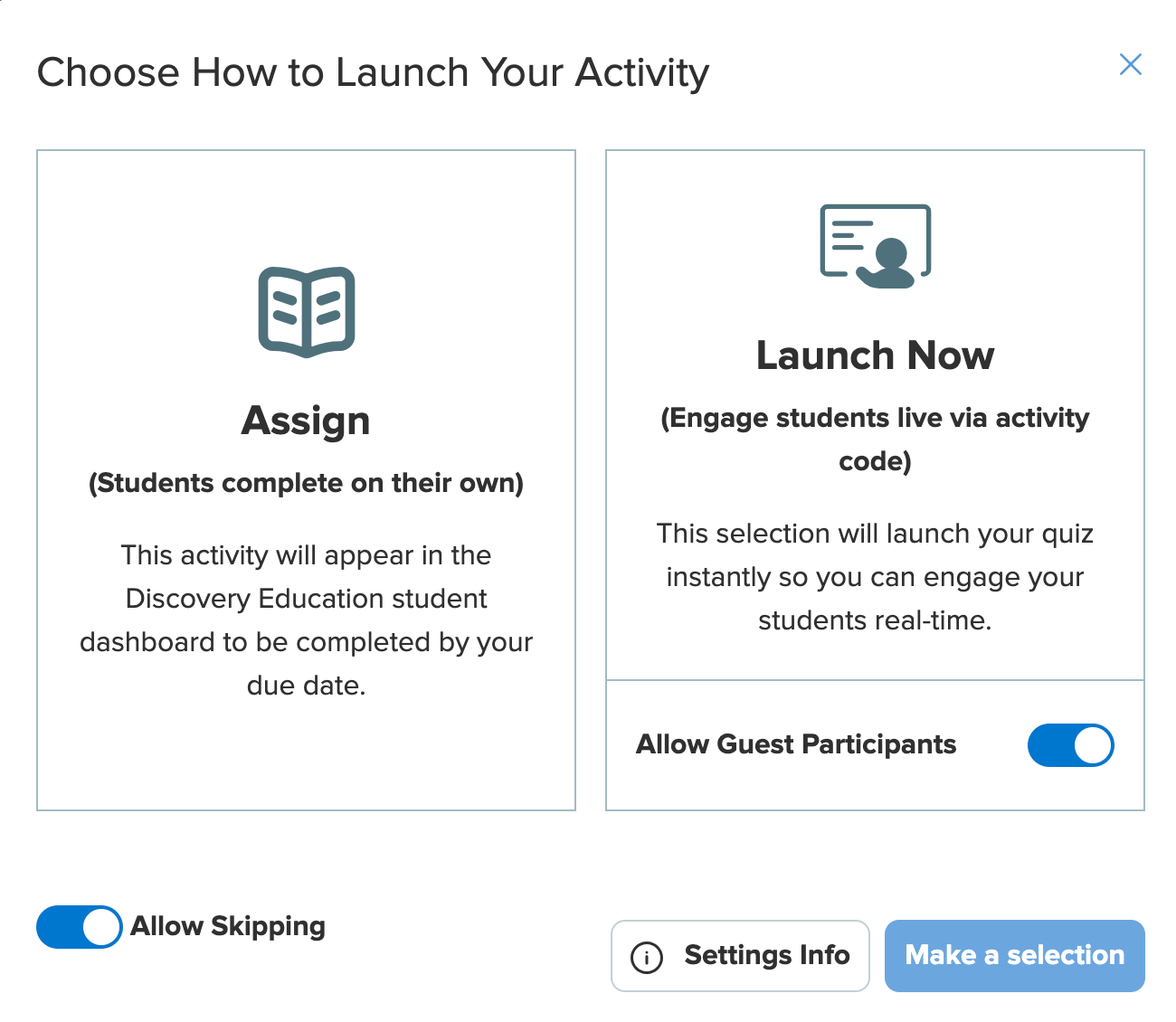 Quick Start Guide to Quiz – Discovery Education Help Center