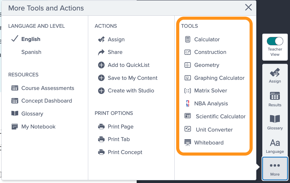 10 Step Guide to Math Techbook – Discovery Education Help Center