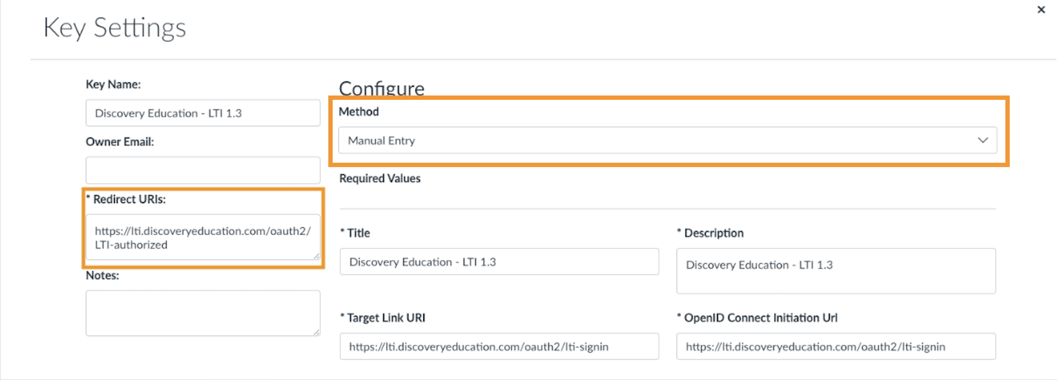 Setting up Canvas LTI 1.3 Integration – Discovery Education Help Center
