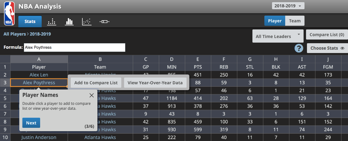 NBA Analysis Tool – Discovery Education Help Center
