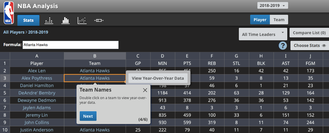 NBA Analysis Tool – Discovery Education Help Center