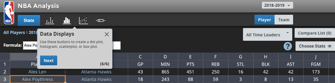 NBA Analysis Tool – Discovery Education Help Center