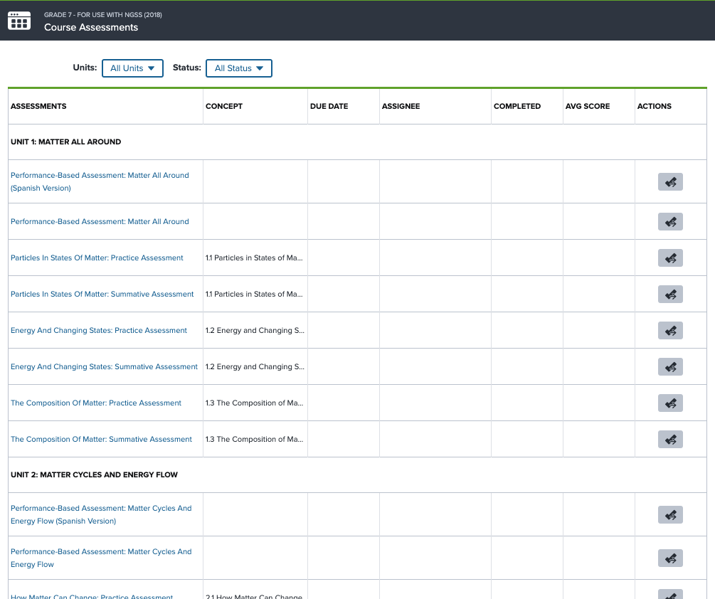 Science Techbook Dashboard – Discovery Education Help Center