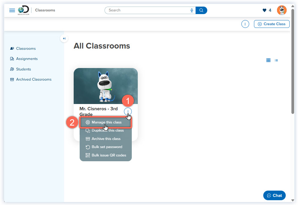 Manually Remove a Teacher from a Classroom – Discovery Education Help Center