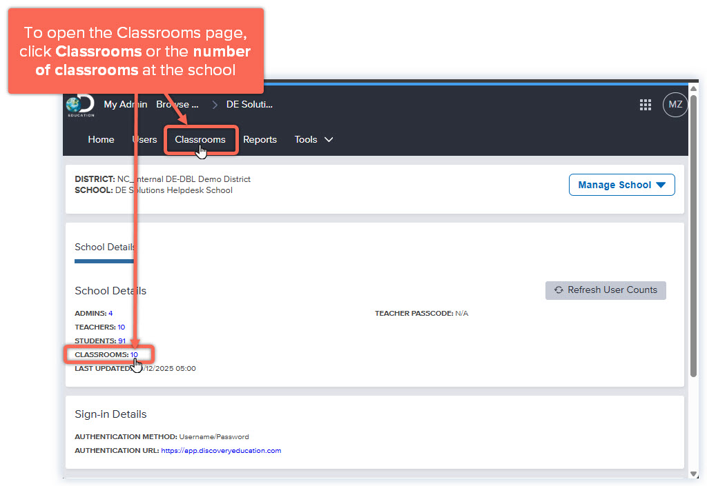 Manually Add a Teacher to a Classroom – Discovery Education Help Center